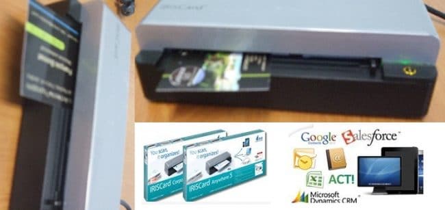 Scanner de cartes de visite portable