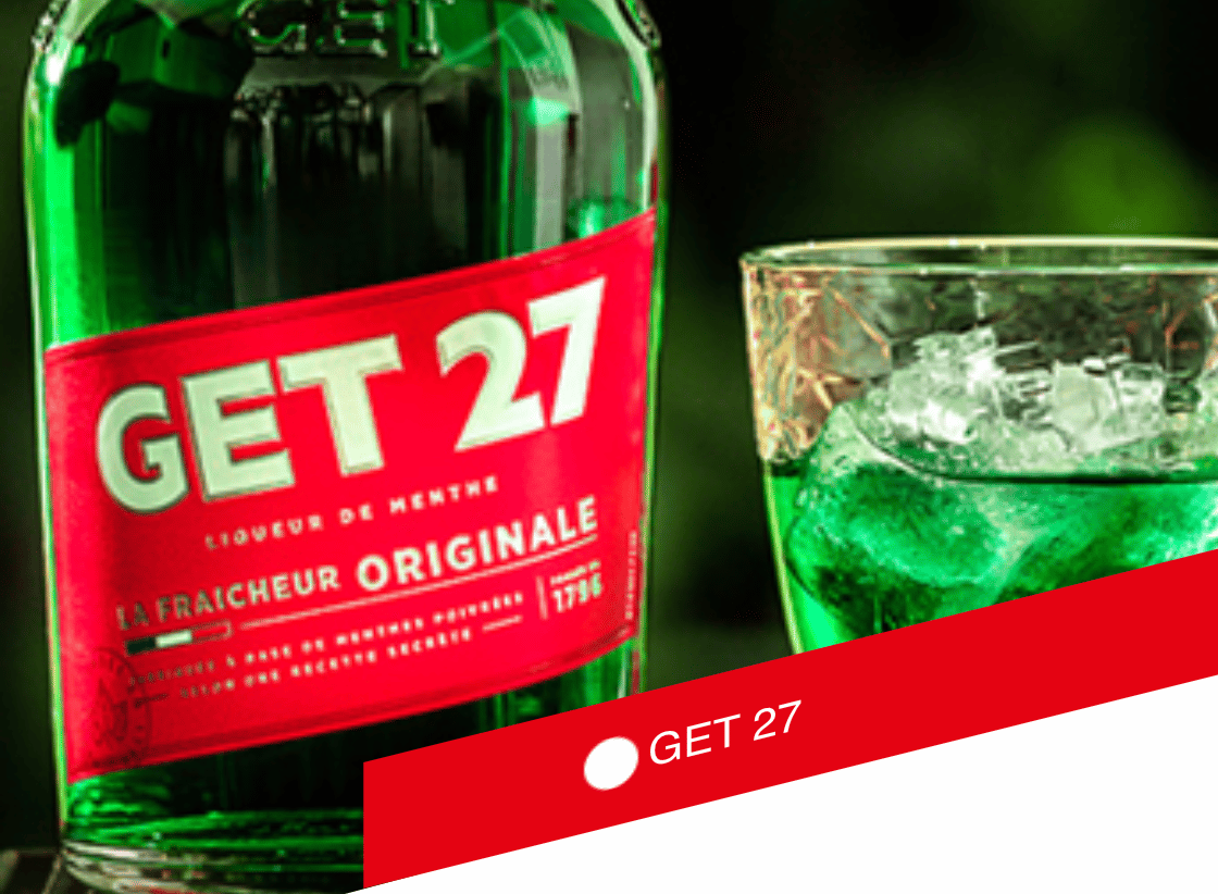 Recette de cocktail au Get27 pour cet été avec du sirop de menthe